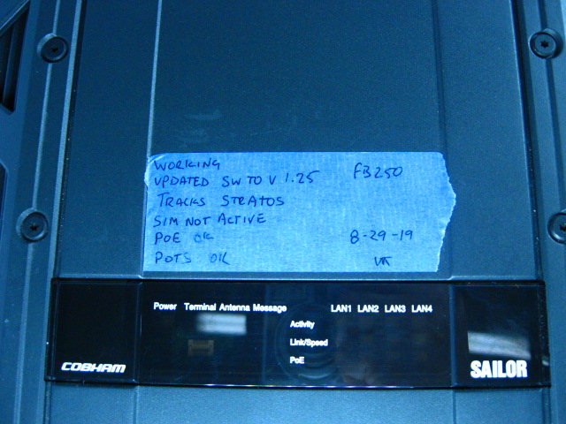 KVH TracPhone FB250 Inmarsat FleetBroadband Cobham Sailor TT3738 ...