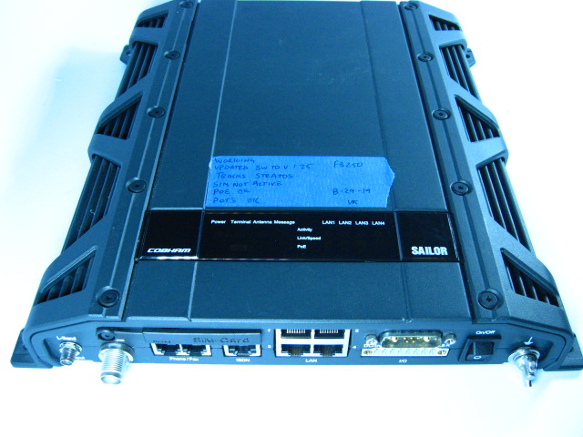 KVH TracPhone FB250 Inmarsat FleetBroadband Cobham Sailor TT3738 ...