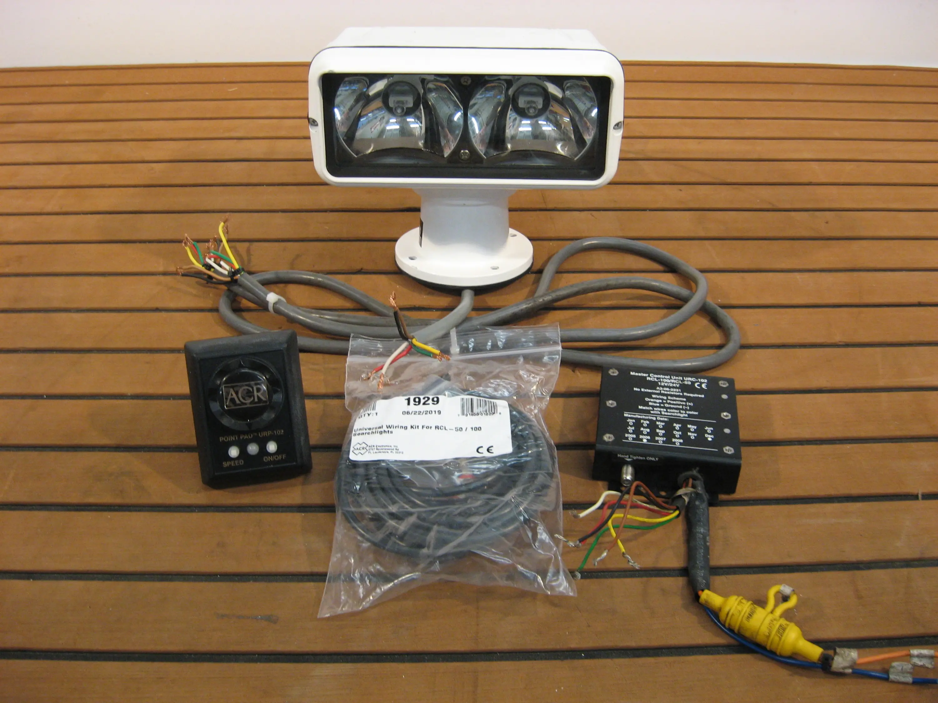 ACR RCL-100D Remote Control Search Light Complete Kit 12V - EXCELLENT ...
