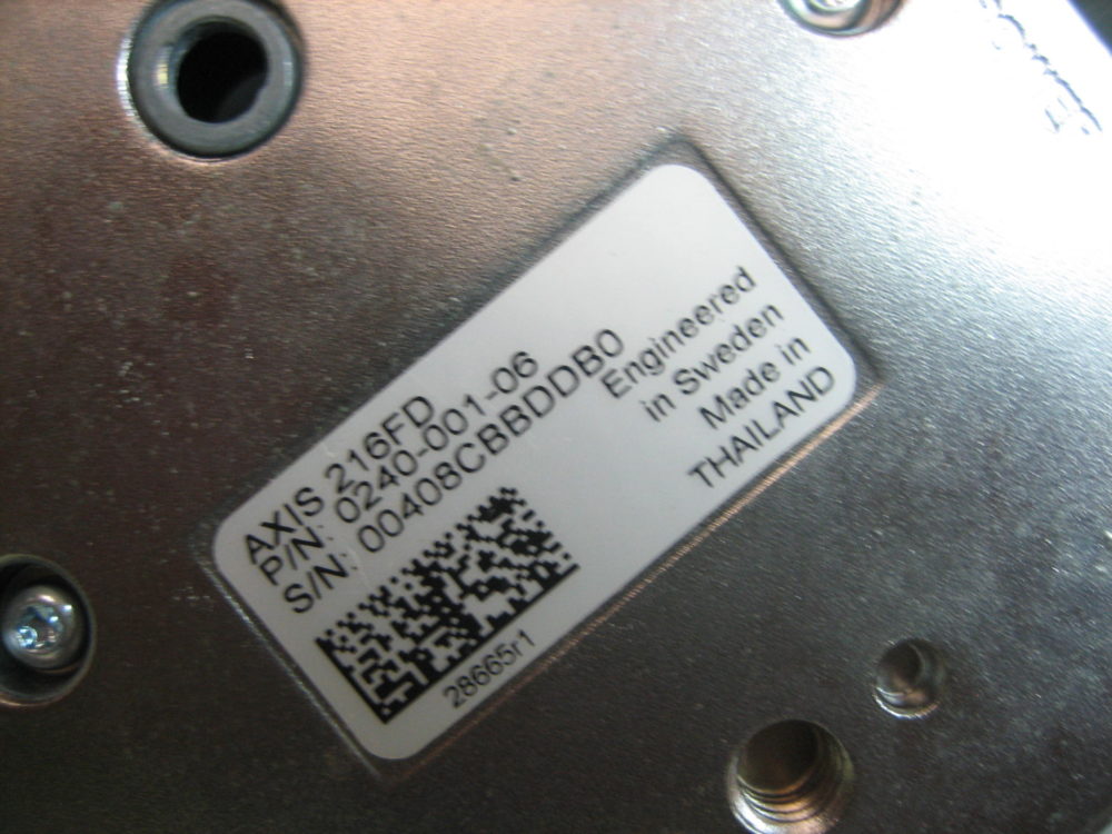 Axis 216FD 0249-001-06 IP PoE Network Surveillance Security Dome Camera ...