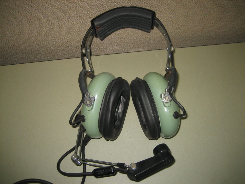 David Clark H8730 Aviator Pilot Microphone Headset Headphones 18399G-01 ...