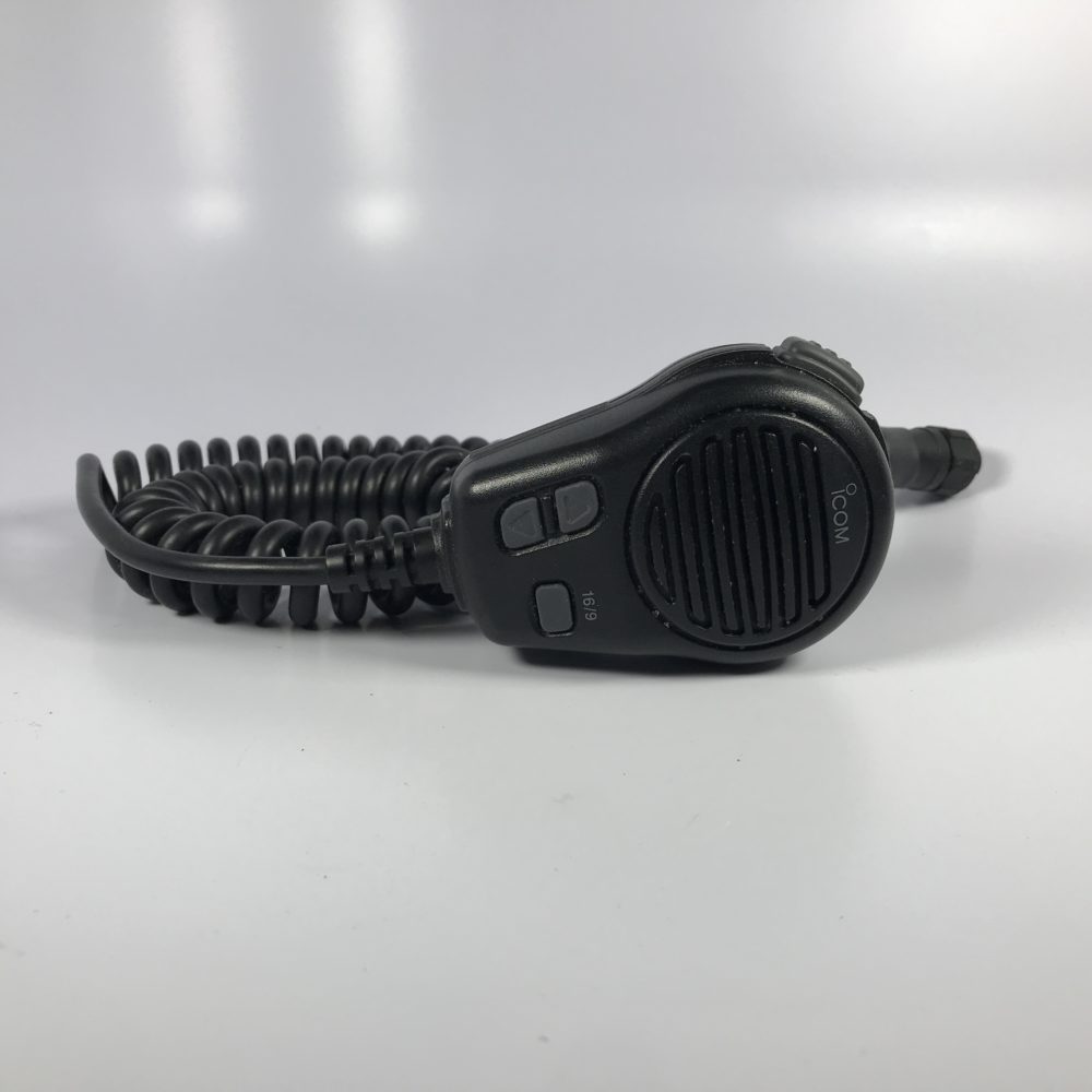 Icom HM-136B Black VHF Transceiver Microphone Mic - TESTED - Max Marine ...