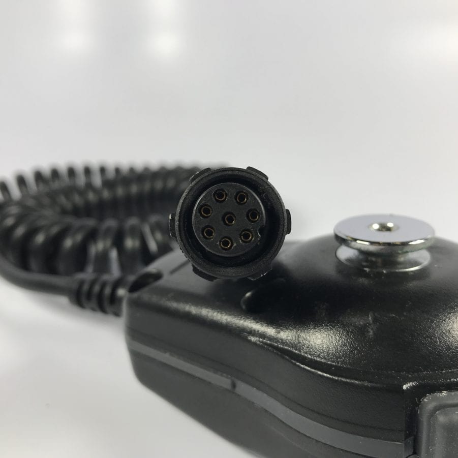 Icom HM-136B Black VHF Transceiver Microphone Mic - TESTED - Max Marine ...