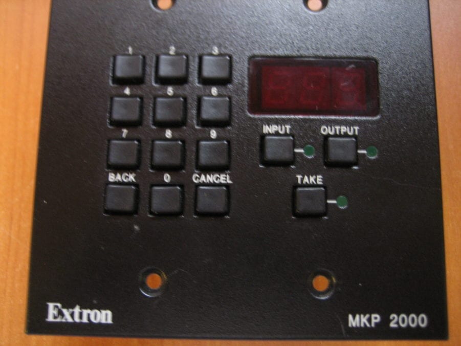 Extron Electronics MKP 2000 XY Remote control Panel for Extron Matrix ...