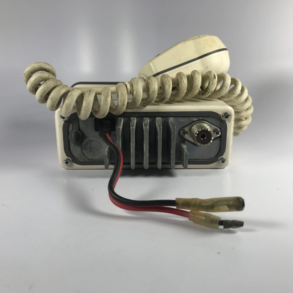 Icom IC-M45A Marine VHF Transceiver and Mic Bench Tested Good White ...