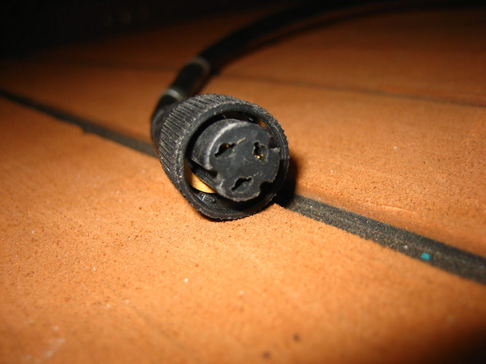 Furuno 15' 000-135-397 3 Pin Power Cable f/ FCV-582L 600L ETR 6/10 DFF1 ...
