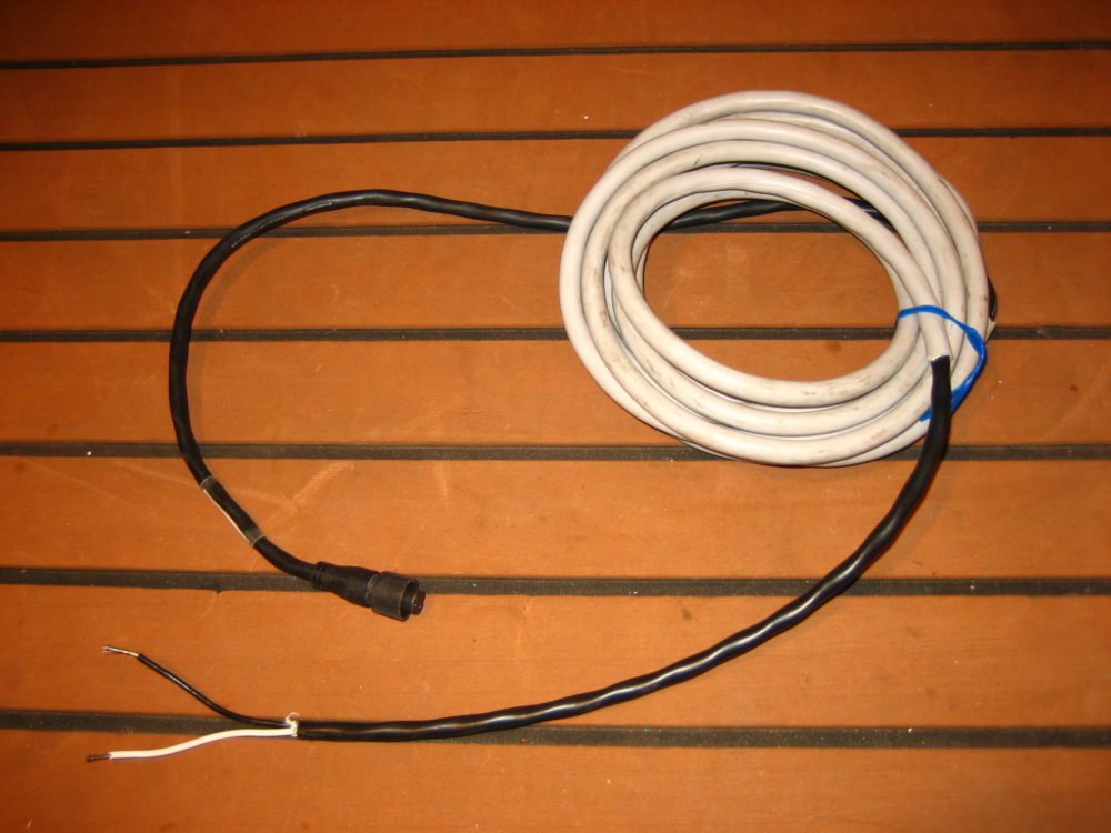 Furuno 15' 000-135-397 3 Pin Power Cable f/ FCV-582L 600L ETR 6/10 DFF1 ...