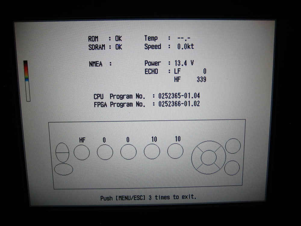 Furuno FCV-295 Color Screen Sounder Fishfinder Display is Great Shape ...