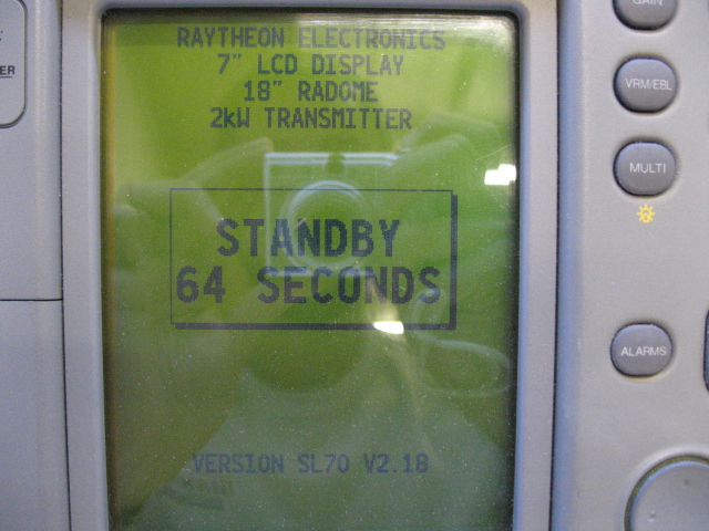 Raytheon Pathfinder SL70 Radar- Tested Good Condition (Rebuilt Display ...