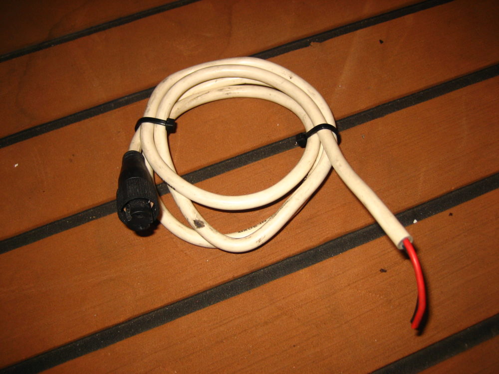 Furuno 2 Pin Power Cable 24" Long FCV-667 FCV-582 PG1000 000-158-002 ...
