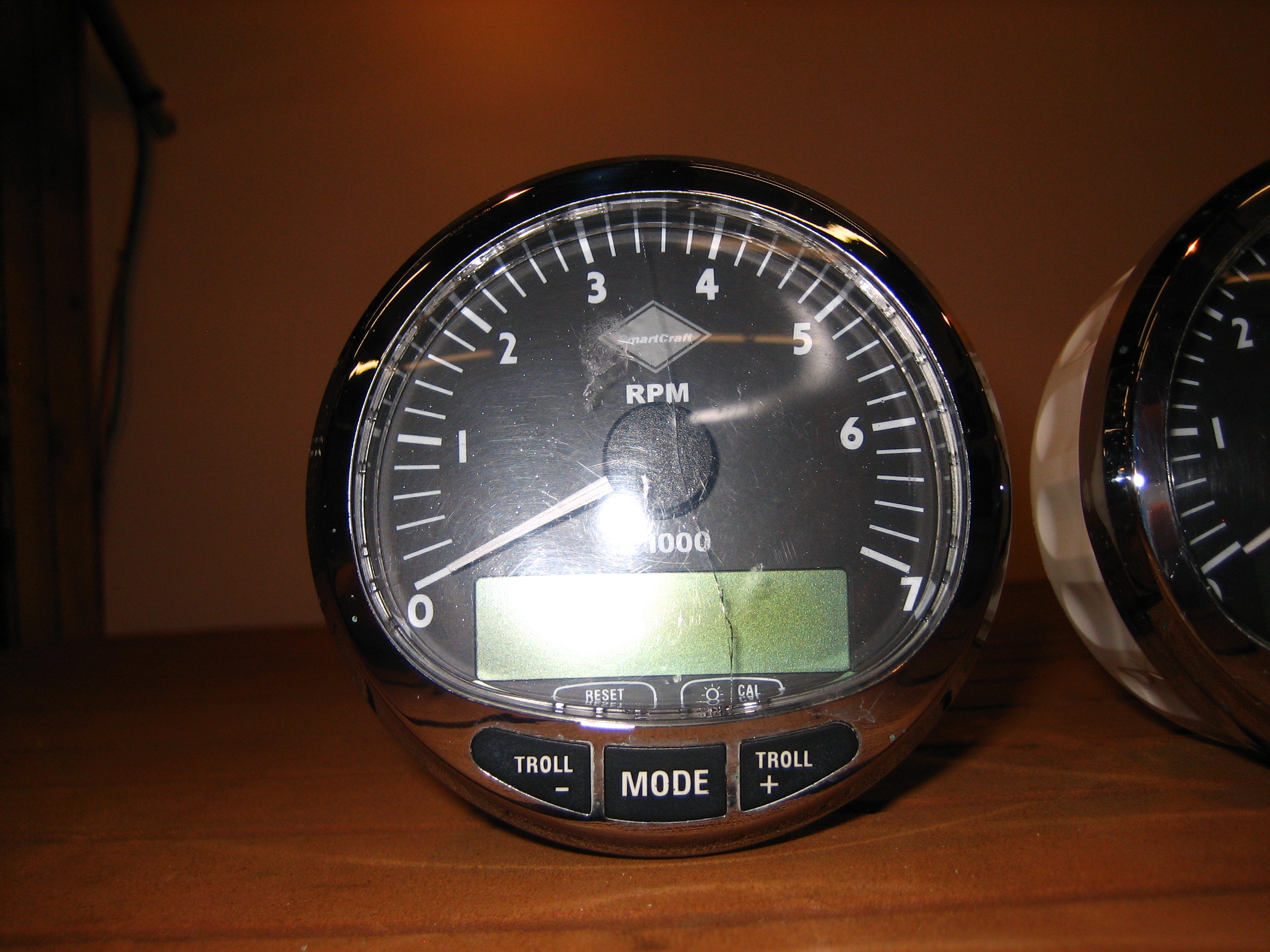 Mercury Marine Smartcraft Tachometer LOT OF 2 FOR PARTS/REPAIR 79 ...