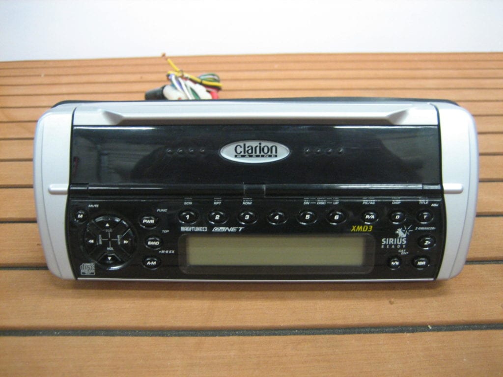 Clarion XMD3 Marine Stereo Head Unit w/ Wire Harness - Tested - Max ...