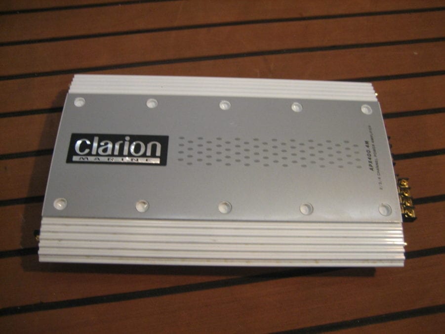 CLARION APX400.4M MARINE 4/3/2 CHANNEL STEREO AMPLIFIER - TESTED - Max ...