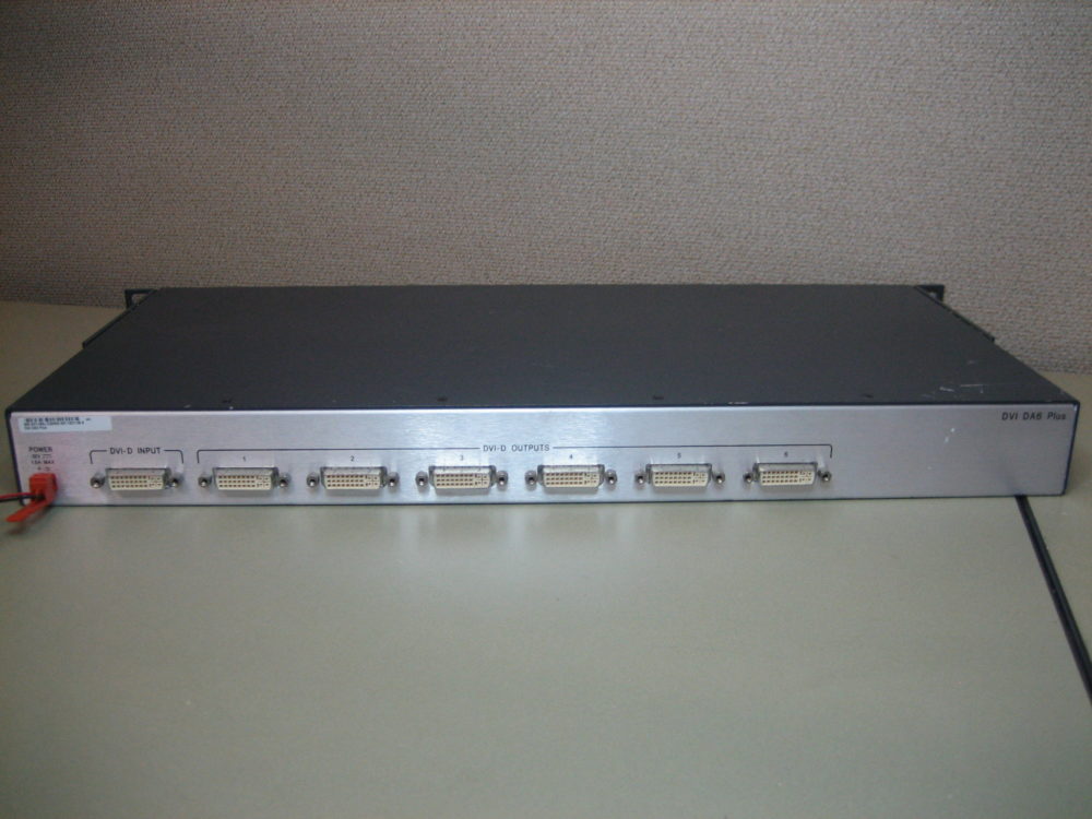 Extron DVI DA6 Plus Distribution Amplifier Splitter 1x6 Output - Max ...