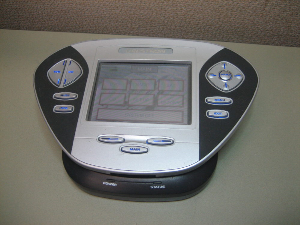 Crestron MT-1000C / MX-300 RF Handheld Touchpad Remote w/ Dock - Max ...