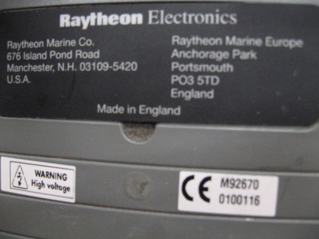 Raytheon Pathfinder RL70rc Radar Chart - Tested (Rebuilt LCD) - Max ...