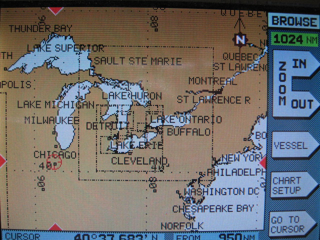 Navionics Classic NavChart Card Lake Erie & ST Clair US649XL XL MAR ...