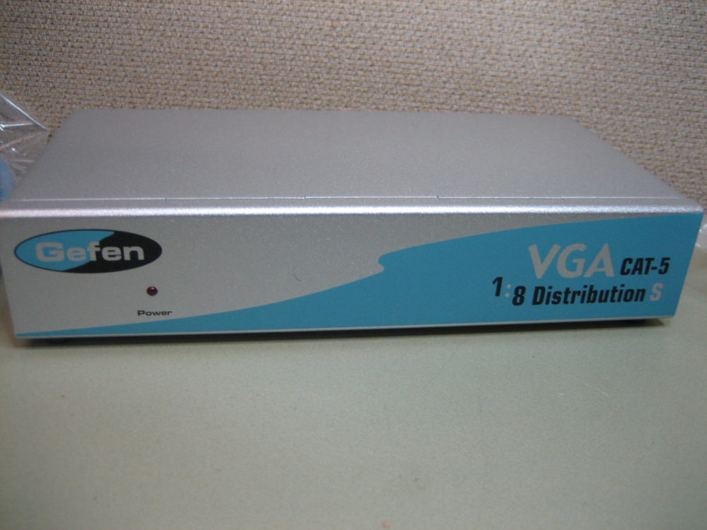 Gefen EXT-VGA-CAT5-148S 1:8 VGA CAT-5 Distribution S Amplifier - Max ...