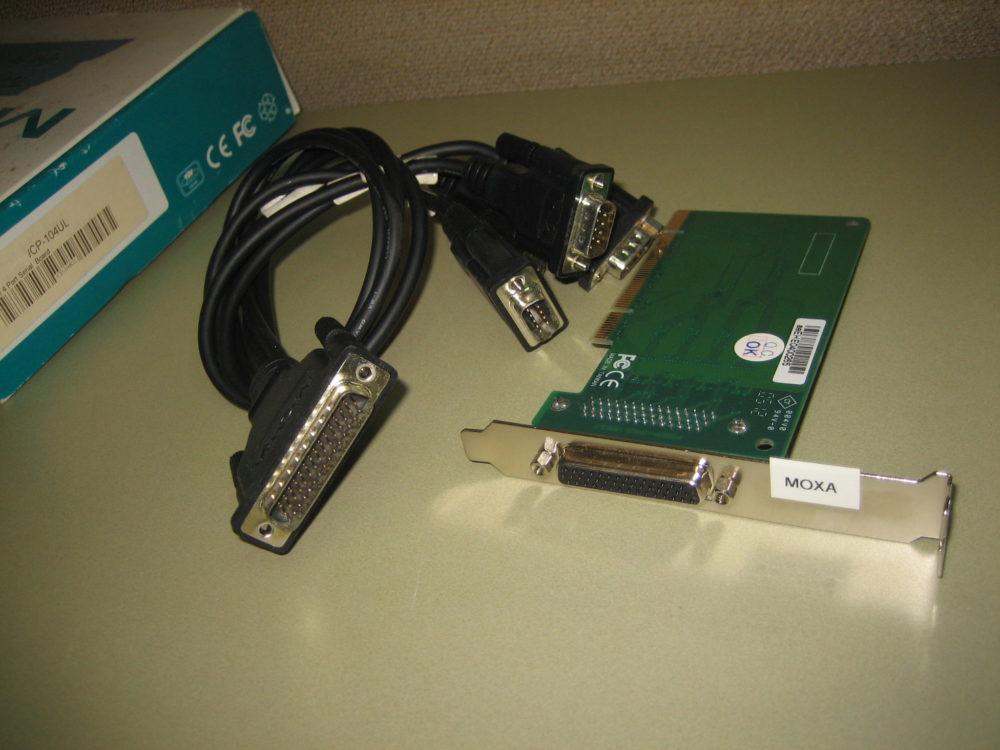 Moxa CP-104UL PCBCP 4-Port RS-232 Universal Low Profile PCI Communication Board - Max Marine ...