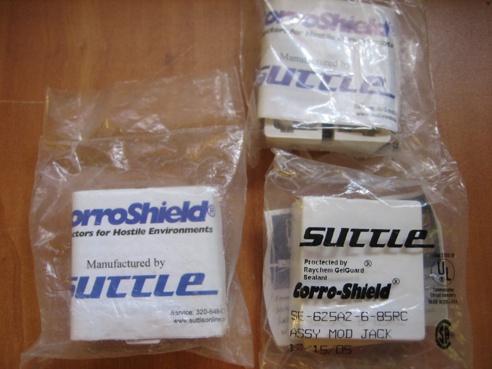 SUTTLE Corro-Shield SE-625A2-6-85RC - Assy. Mod Phone Jack Lot of 3 ...