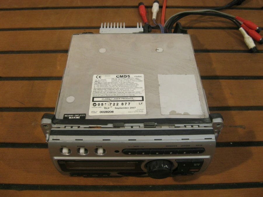 Clarion CMD5 Marine Stereo Head Unit w/ Wire Harness - Free US Shipping ...