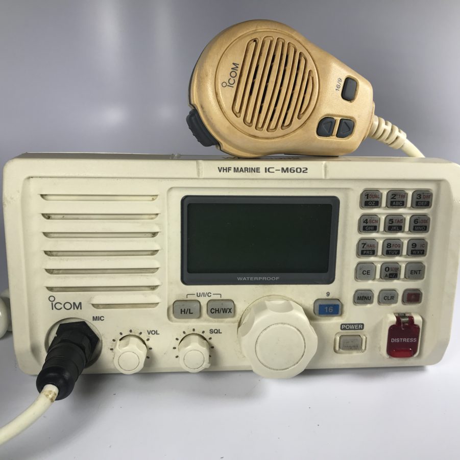 Icom IC-M602 Marine VHF Radio Transceiver w/ Mic - Tested! - Max Marine ...