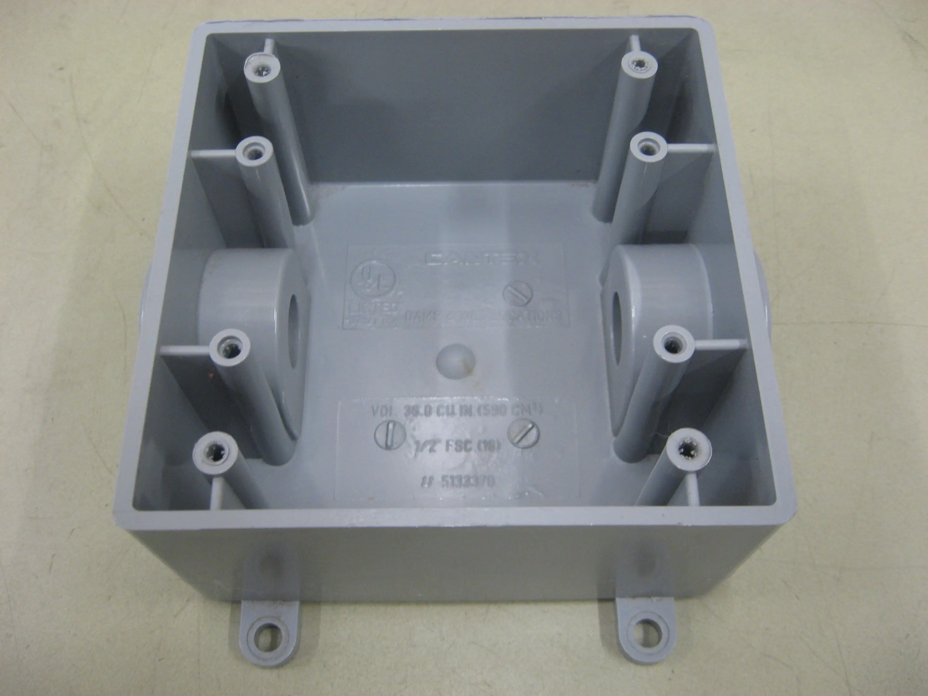 Cantex 1/2" FSC 36.0 Cubic Inch Electrical Box - Free US Shipping - Max ...