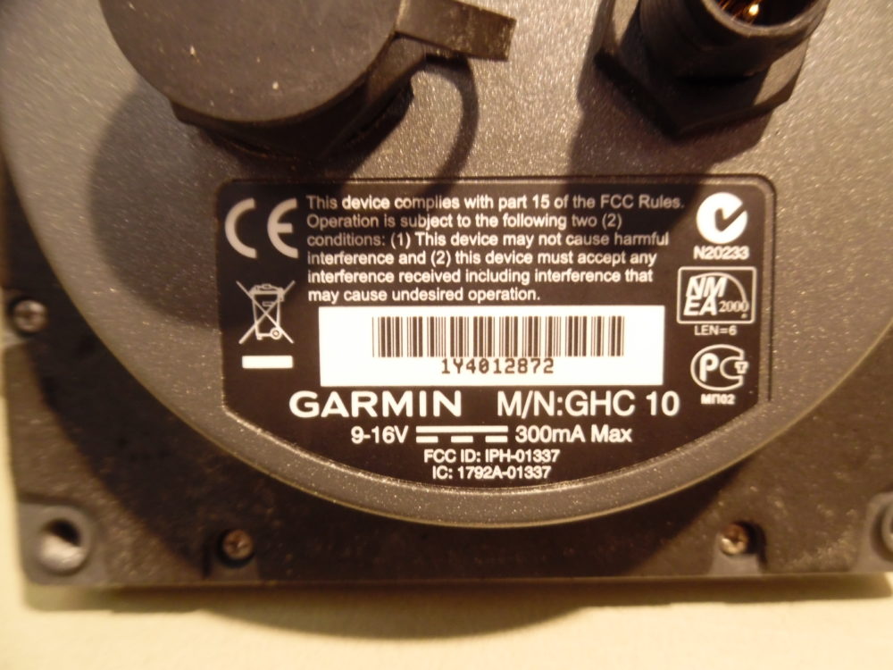 Garmin GHC 10 Autopilot Head/Display Unit - Tested - OK Condition 010 ...