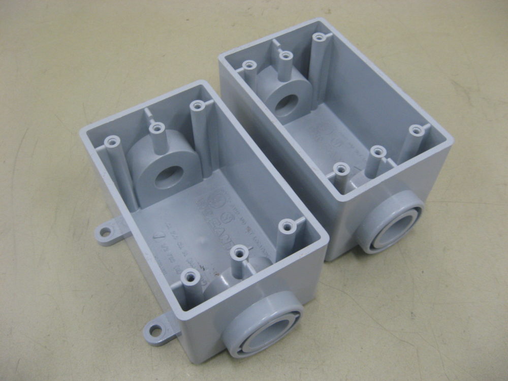 Set of 2 Cantex 1/2" 1-Gang FSC Electrical Box - Free US Shipping - Max ...