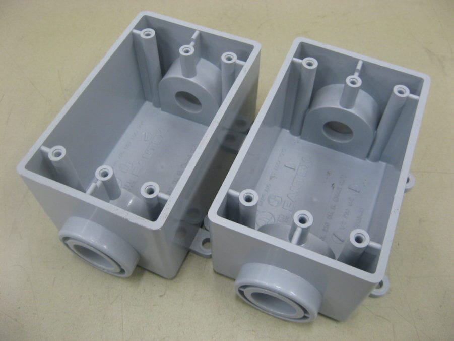 Set of 2 Cantex 1/2" 1-Gang FSC Electrical Box - Free US Shipping - Max ...