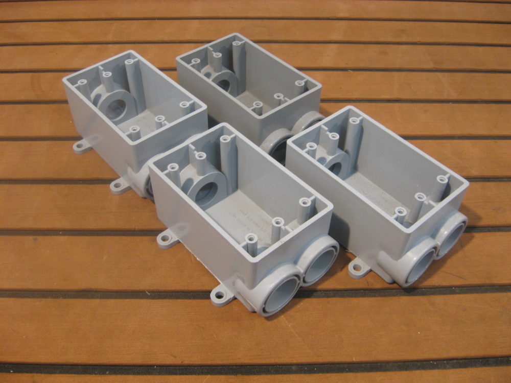 Lot of 4 Cantrex 3/4" FSCC PVC Plastic Conduit Box - Free US Shipping ...