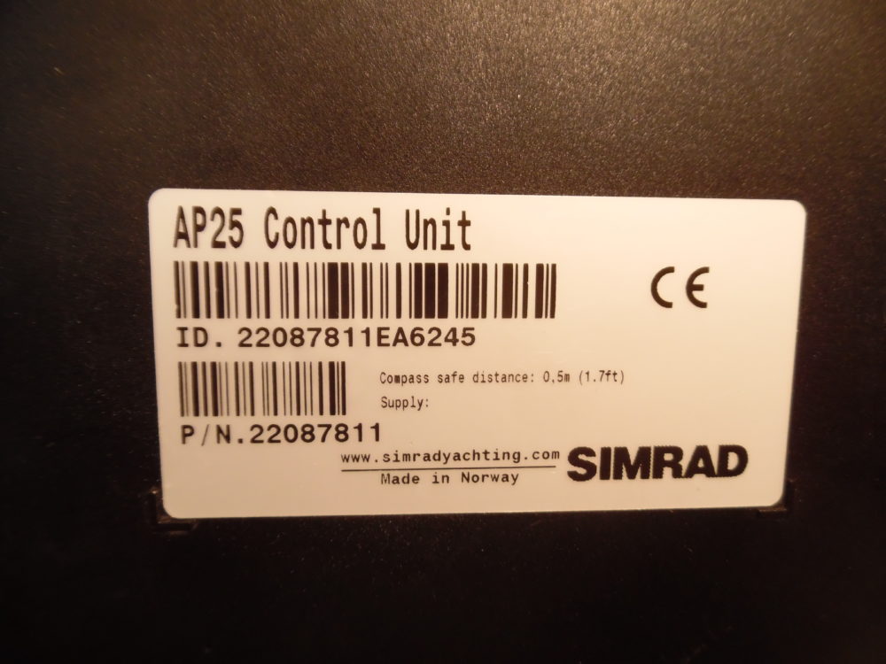 Simrad AP25 Autopilot Control Head - 22087811 Great Condition - Fully ...