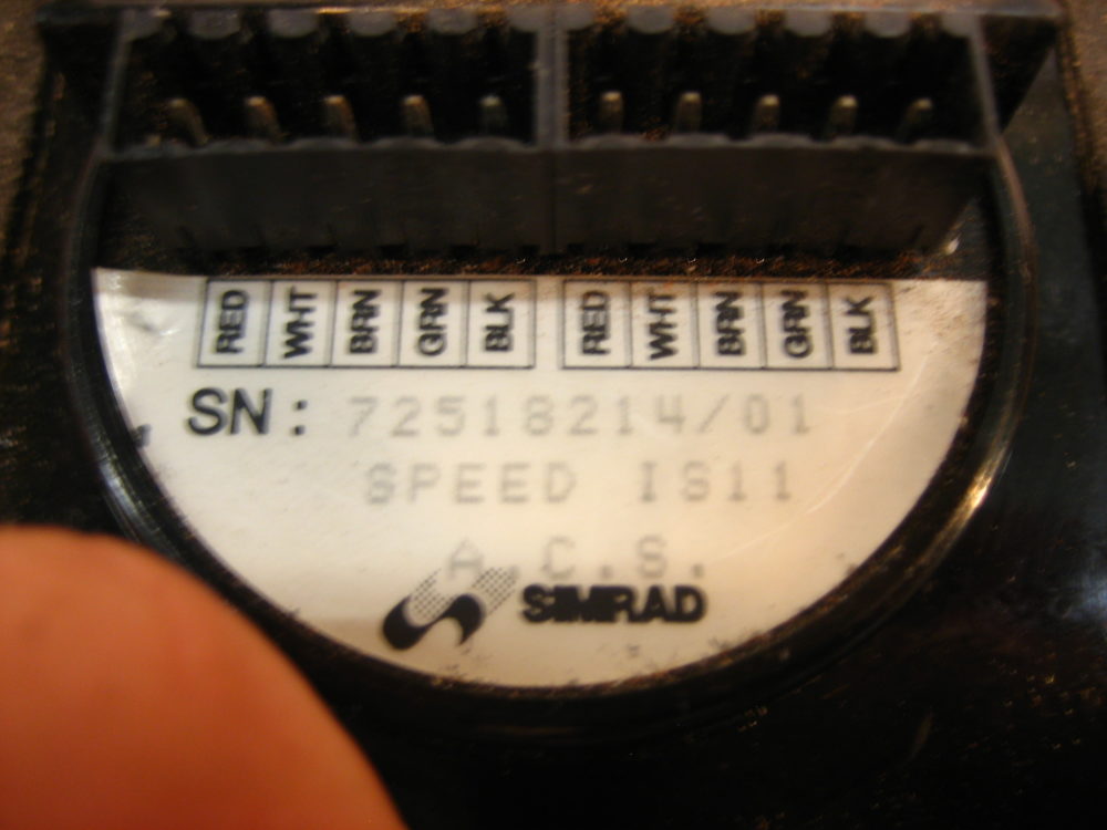 Simrad Robertson IS11 Speed Log Instrument