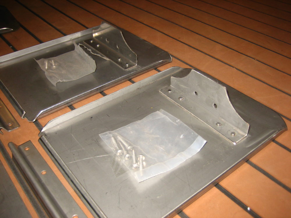 Bennett Marine 9" Wide X 12" Long Trim Tab Plate Plane Set - *NEW OLD ...