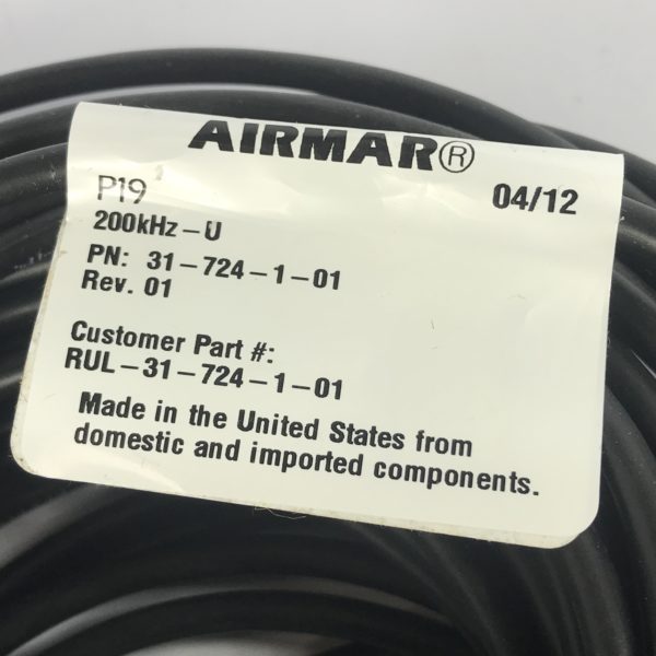 Airmar Raymarine P19 Thru-Hull Depth Transducer for ST40 ST60 i50 - Max ...