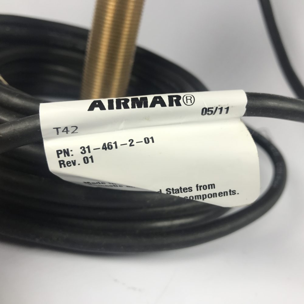 T42 Airmar Precision Temperature Temp Sensor 31-461-2-01 B42 Thru-Hull ...
