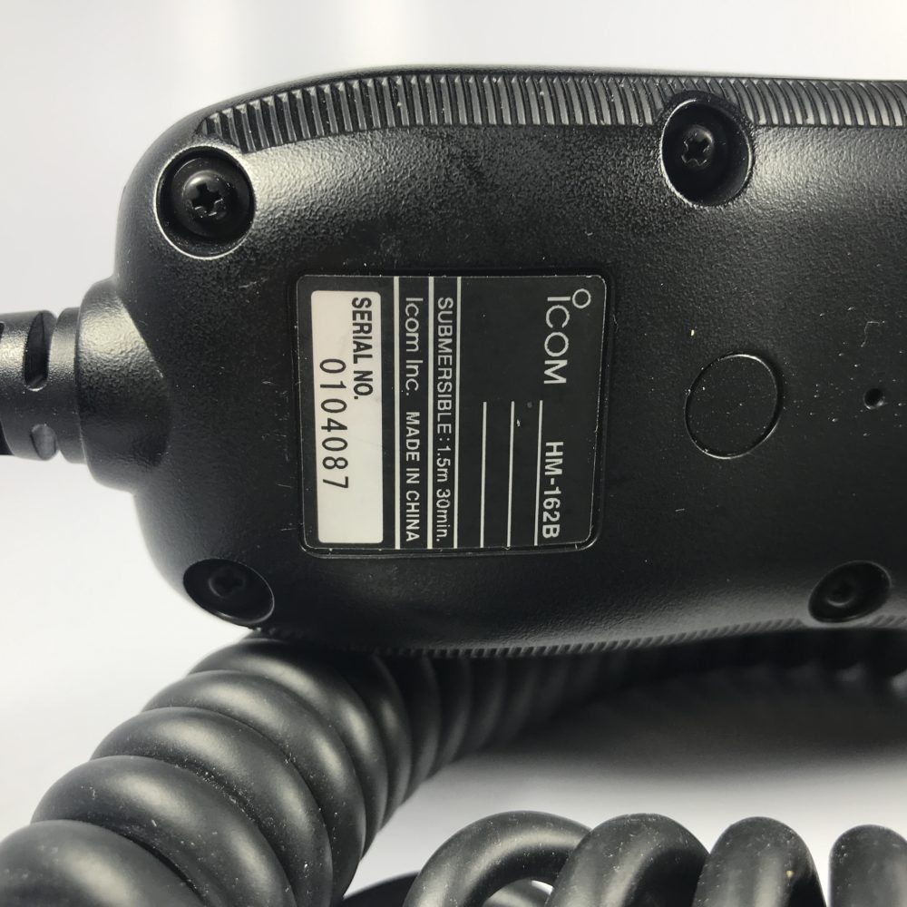 ICOM HM-162B VHF Command Microphone Mic III f/ IC-M504 / IC-M604 - Max ...