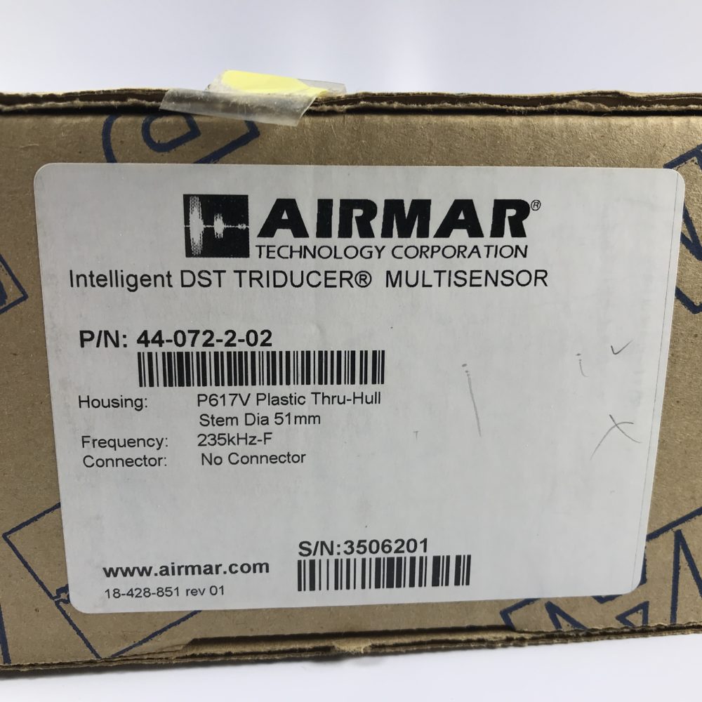 Airmar Intelligent DST Triducer Multisensor 44-072-2-02 P617V 235kHz ...