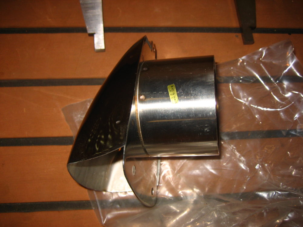 Stainless Steel Stamped Boat Marine Vent Cowl Clamshell - NEW - 3 ...