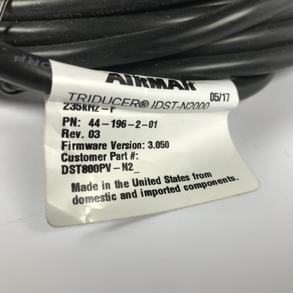 Airmar 44-196-2-01 DST800 NMEA2000 Thru Hull Depth/Speed/Temp ...