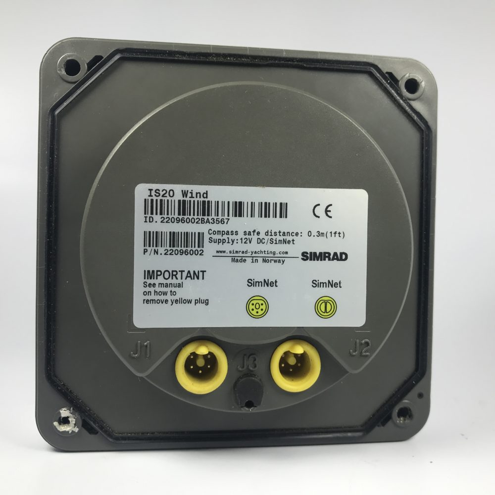 Simrad IS20 Wind Display Powers On, Simnet Good + Suncover 90 Day Warranty - Max Marine Electronics