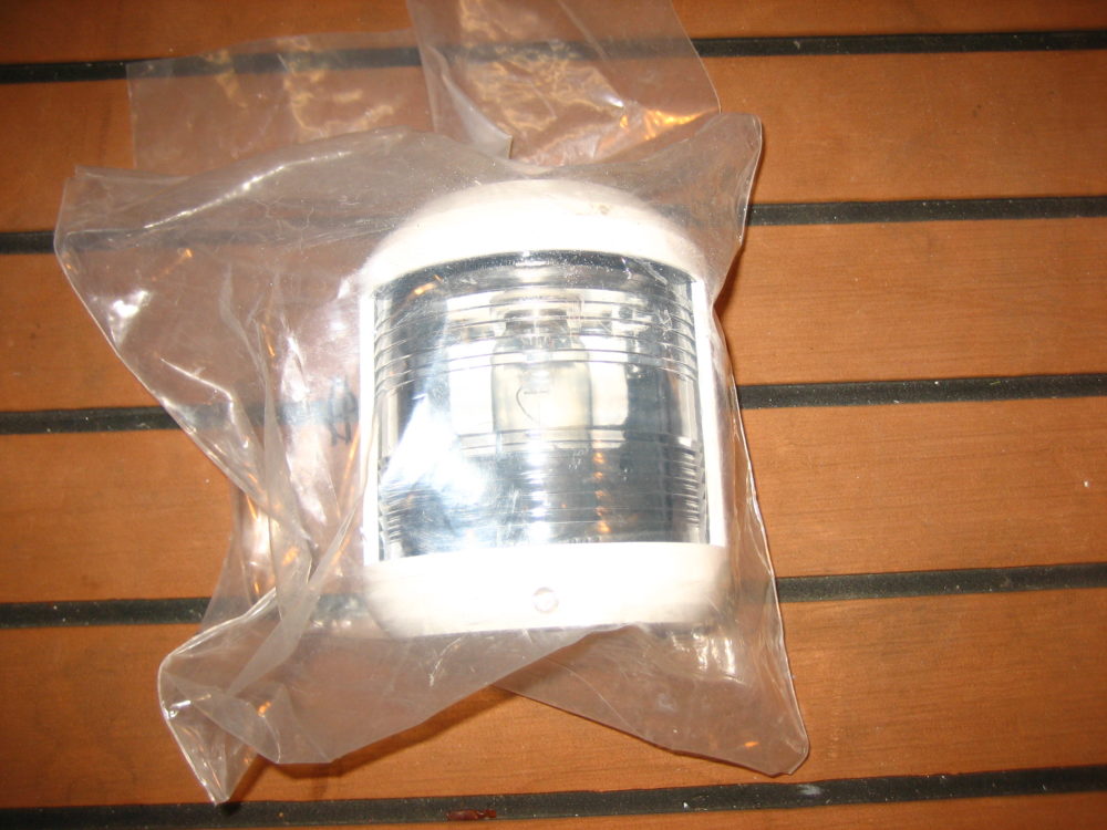 AQUA SIGNAL SERIES 41 Clear Stern Light w/White Housing - NEW OLD STOCK ...