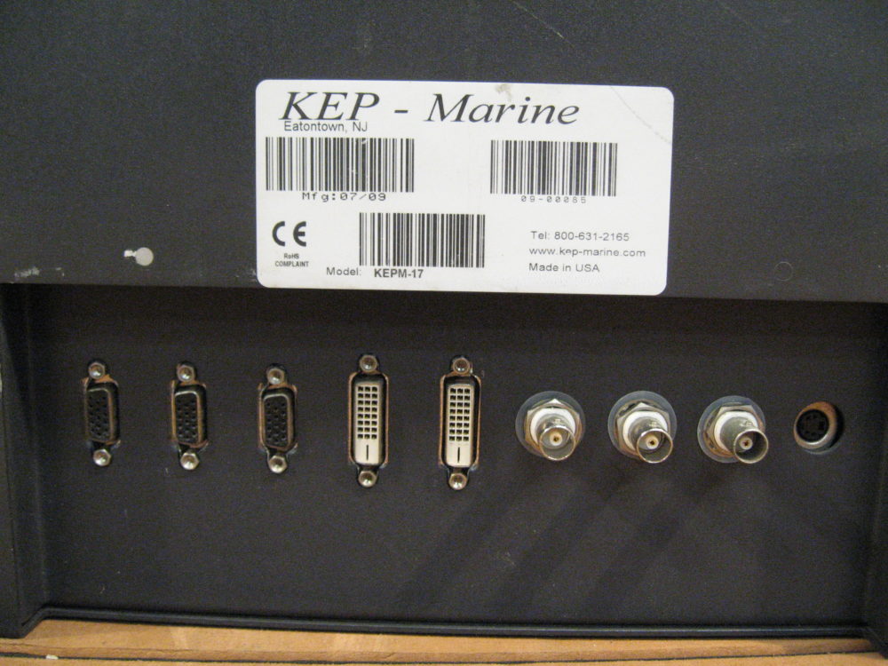 KEP Marine KEPM-17 17" Sunlight Viewable Marine Monitor Tested Good ...