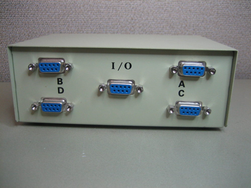 Data Transfer Network Switch 4 Port Channel Switch A B C D - Max Marine ...