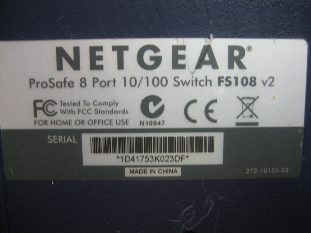 NETGEAR ProSafe FS108 10/100 Desktop 8-Port Switch - Max Marine Electronics