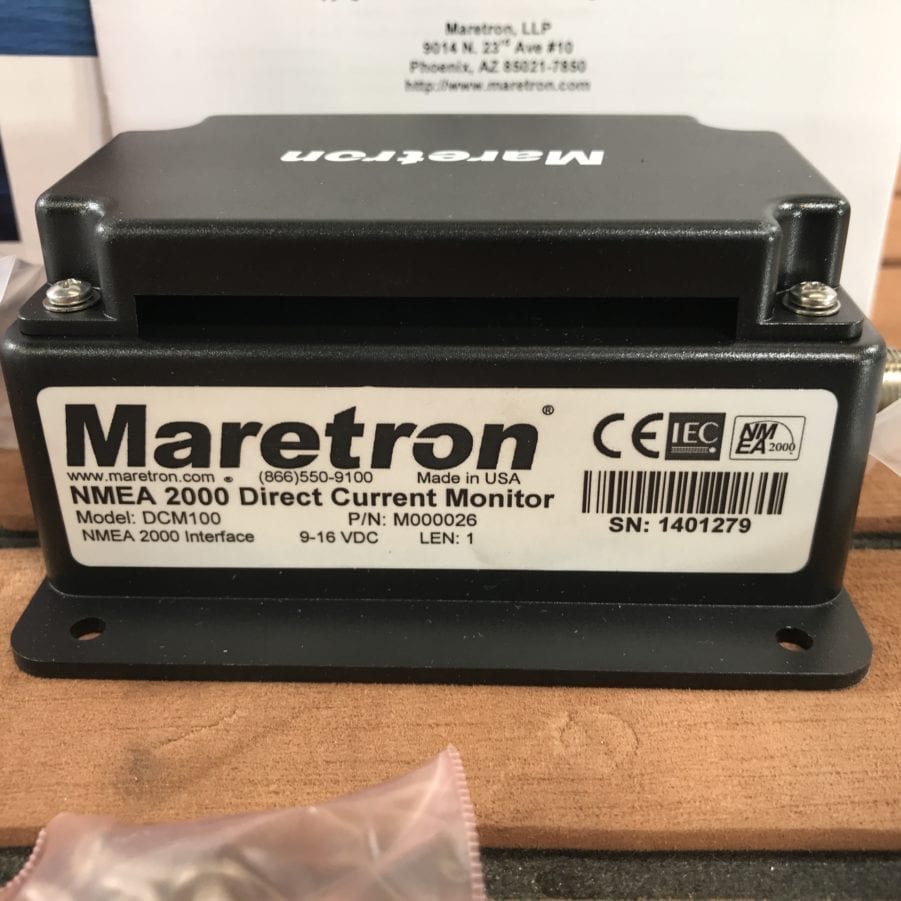 MARETRON DCM100 NMEA2000 DC Battery Monitor New Open Box - Max Marine ...