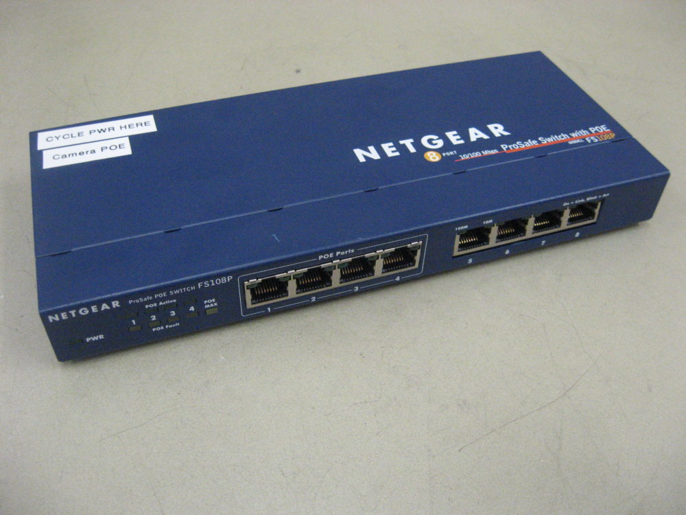 Netgear FS108P 8-Port 10/1000 Mbps Prosafe Switch with POE - Max Marine ...