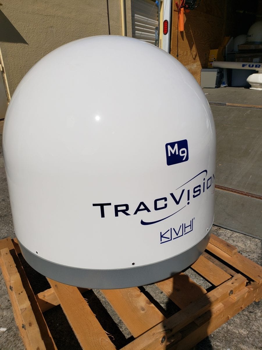 KVH TracVision M9 Empty Dummy Dome/Baseplate (KVH 01-0258-02) NEW ...