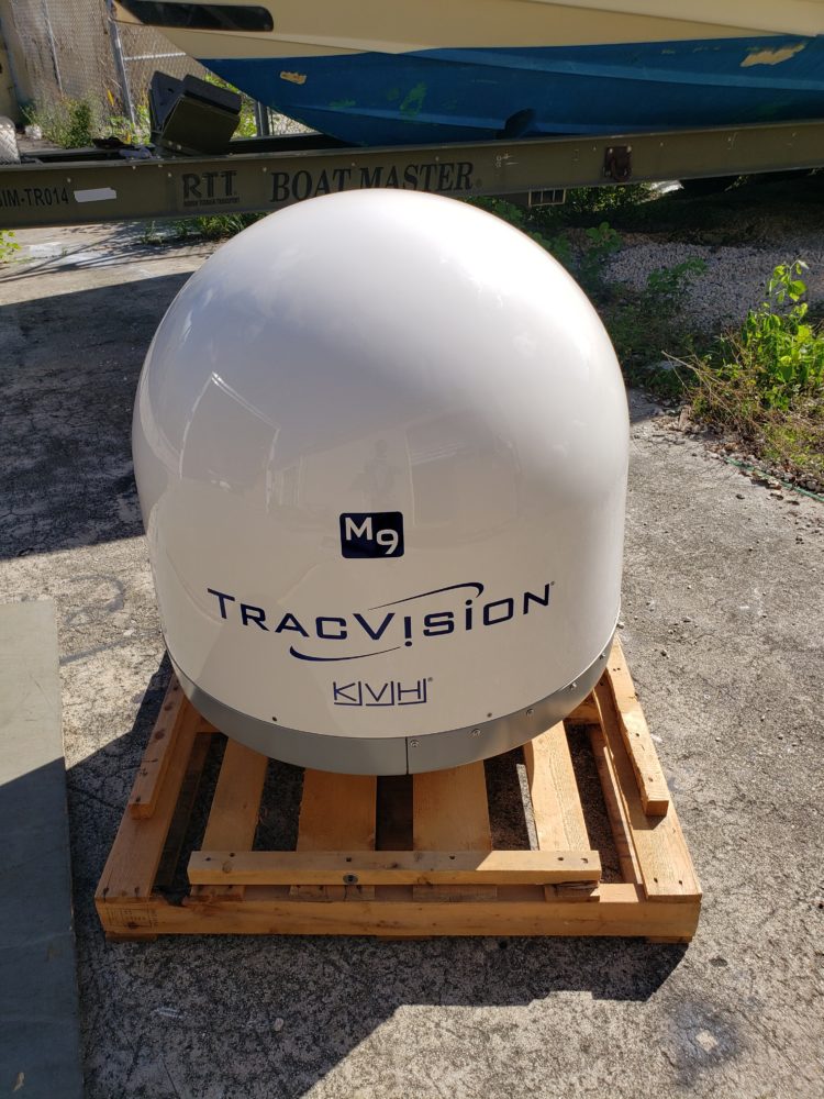 KVH TracVision M9 Empty Dummy Dome/Baseplate (KVH 01-0258-02) NEW ...