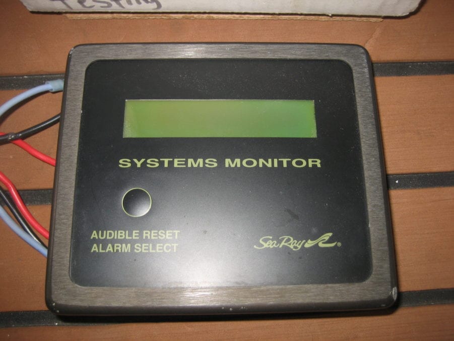 SeaRay Sea Ray Systems Monitor Panel - 1769722 - Marked "Good" - Max ...